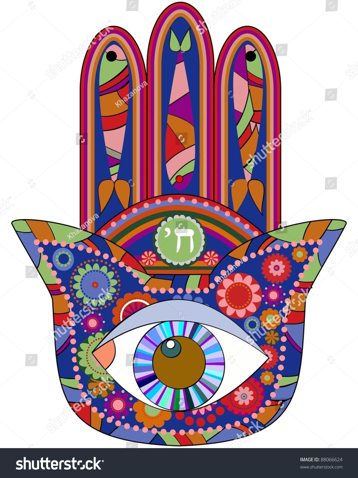 Fatima Hand Stock Vector (Royalty Free) 88066624 | Shutterstock