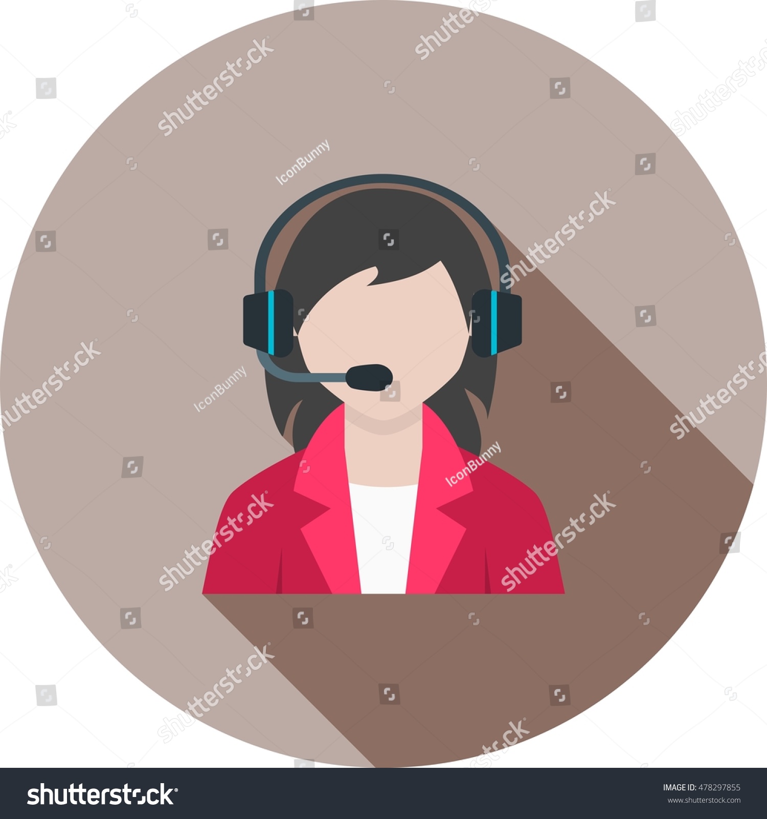 Female Agent Stock Vector (Royalty Free) 478297855 | Shutterstock