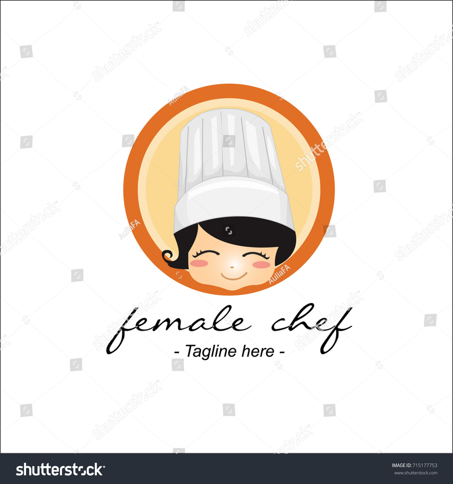 Female Chef Animated Logo Vector 스톡 벡터(로열티 프리) 715177753 | Shutterstock