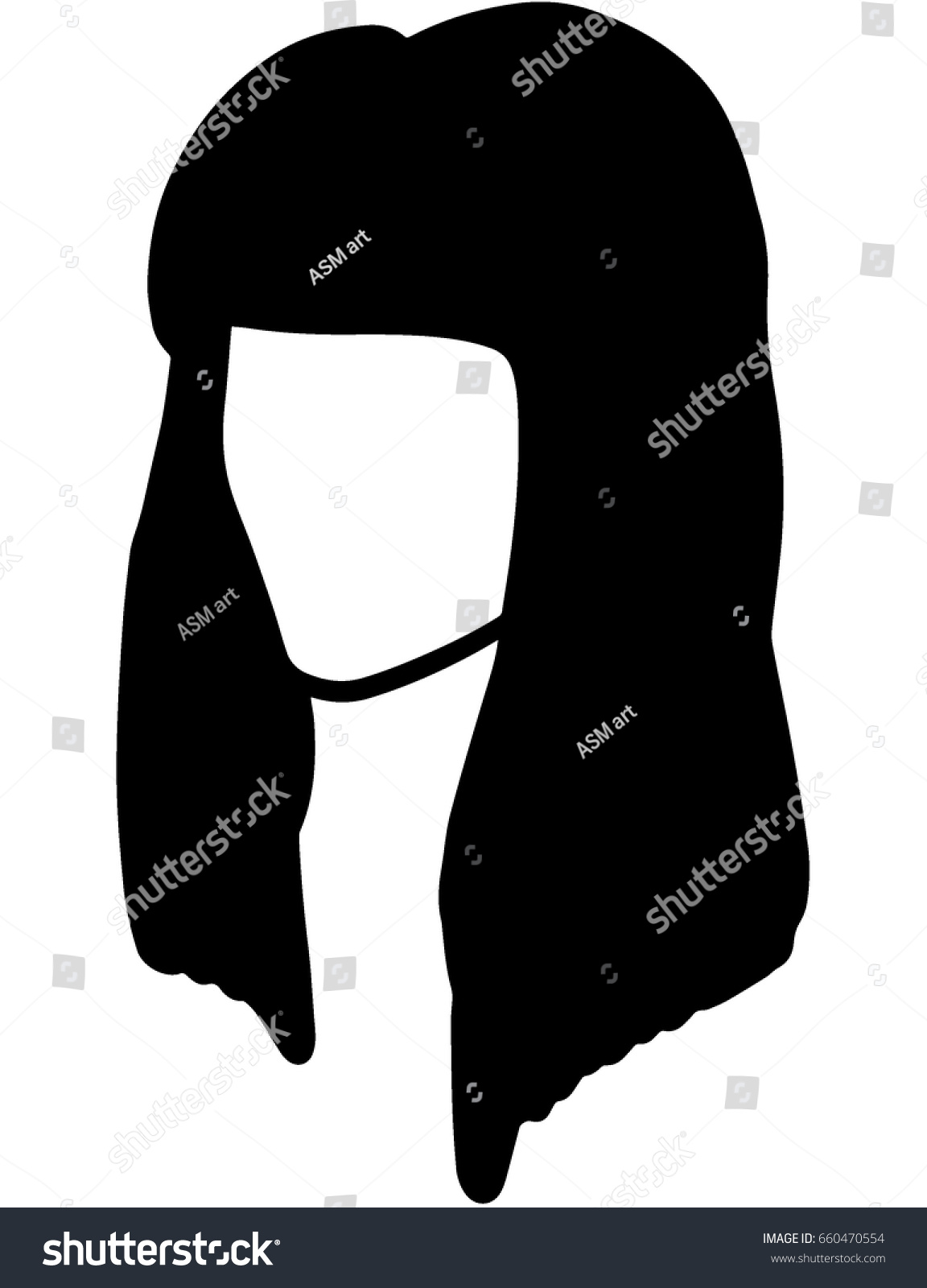 Female Head Drawing Stock Vector (Royalty Free) 660470554