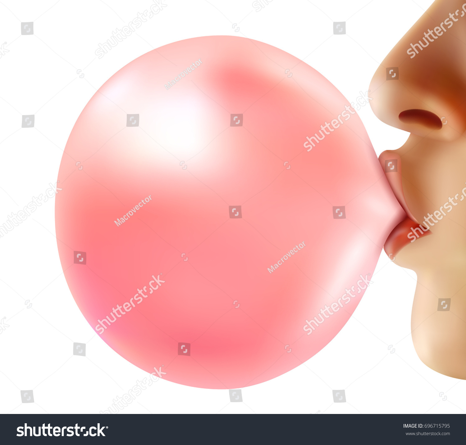 102 Woman inflating the bubble gum Stock Illustrations, Images ... 102 Woman inflating the bubble gum Stock Illustrations, Images ...