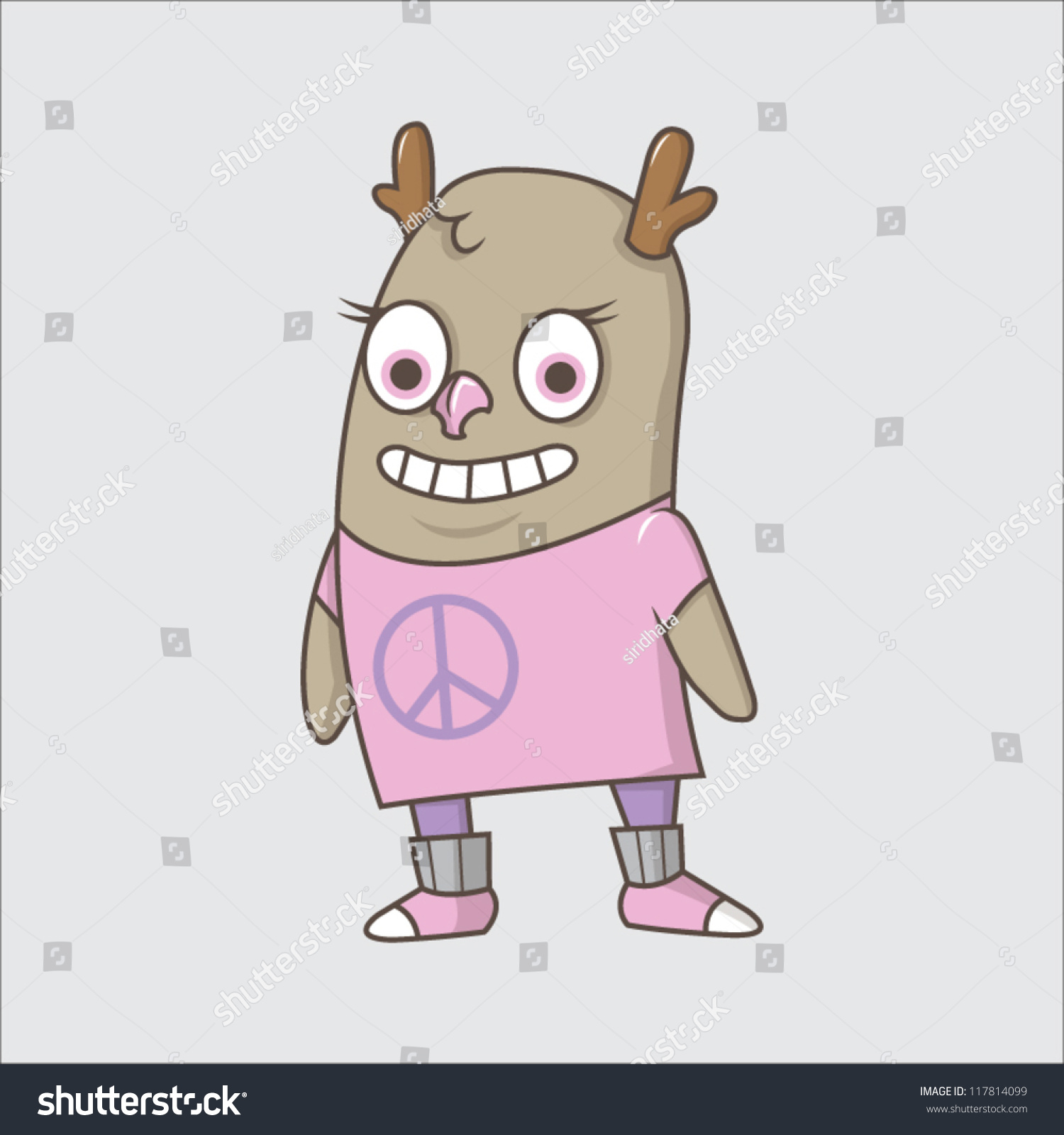 Female Monster Character Stock Vector (Royalty Free) 117814099