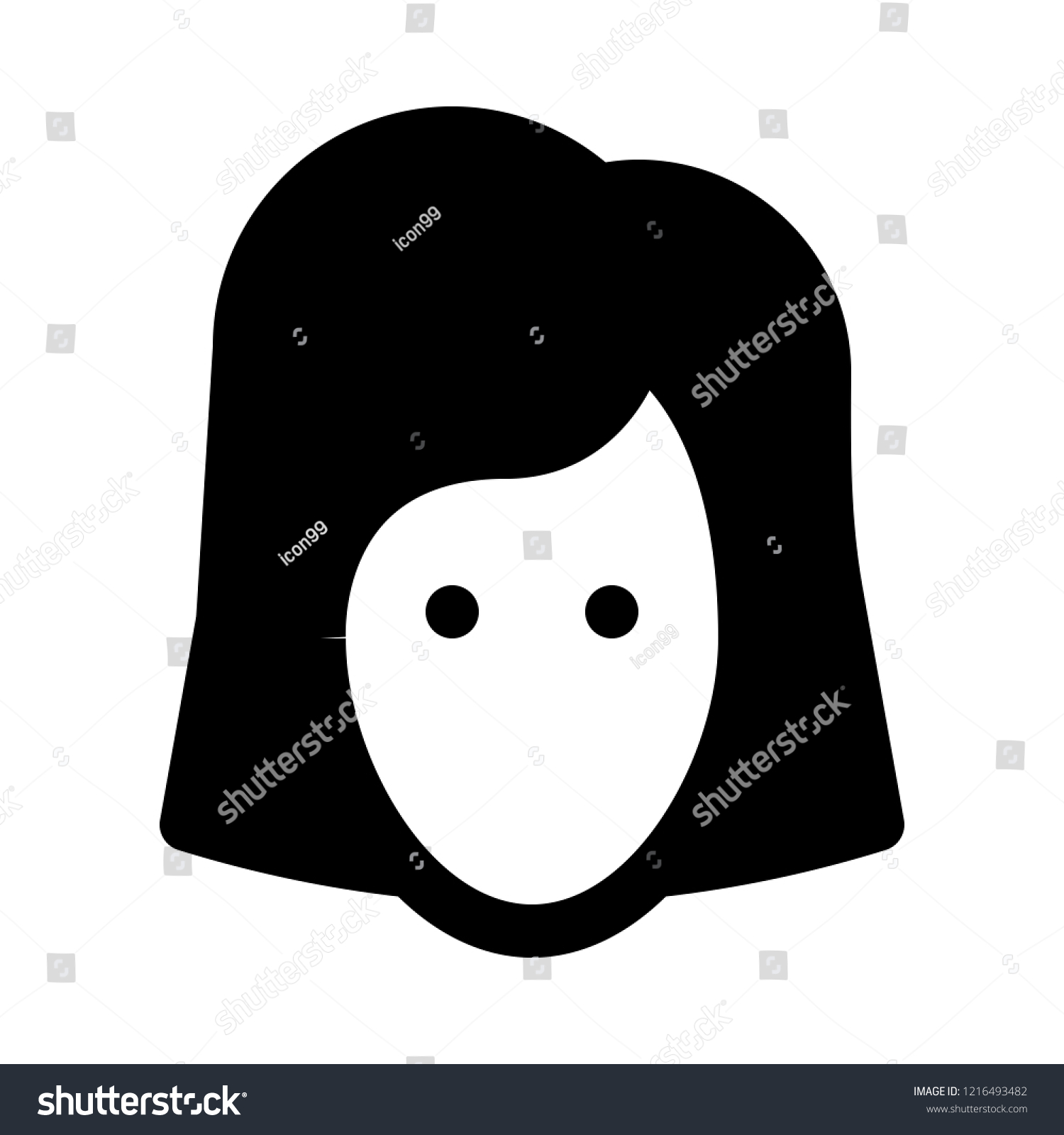 Female User Profile Stock Vector (Royalty Free) 1216493482 | Shutterstock
