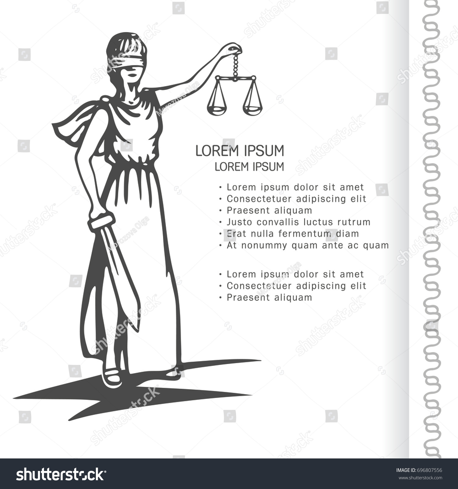 Femida Lady Justice Graphic Vector Illustration Stock Vector (Royalty ... Femida Lady Justice Graphic Vector Illustration Stock Vector (Royalty ...