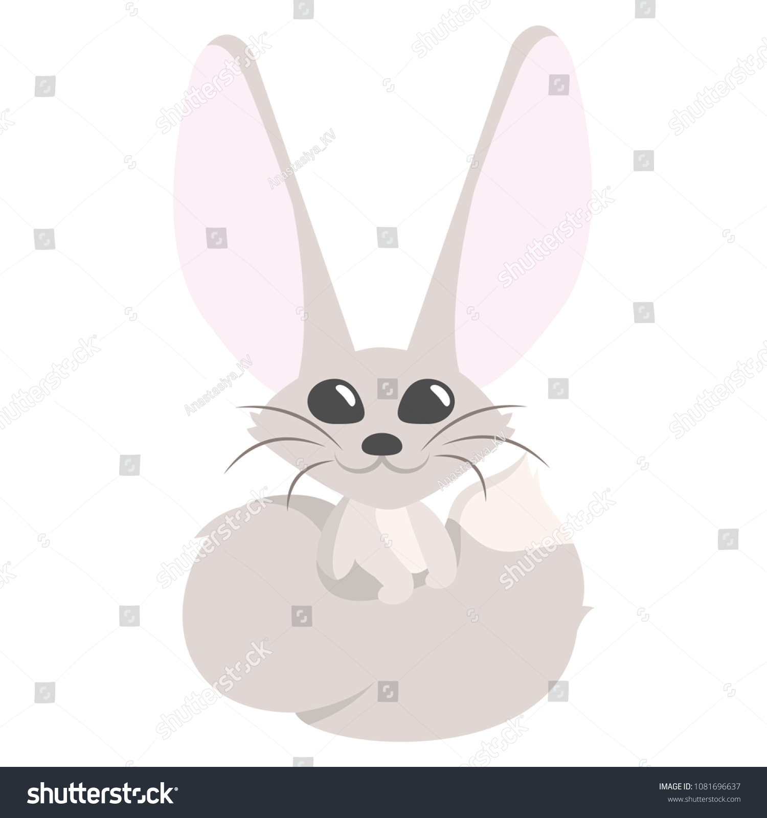 Fenec Vector Illustration Children 库存矢量图（免版税）1081696637 | Shutterstock