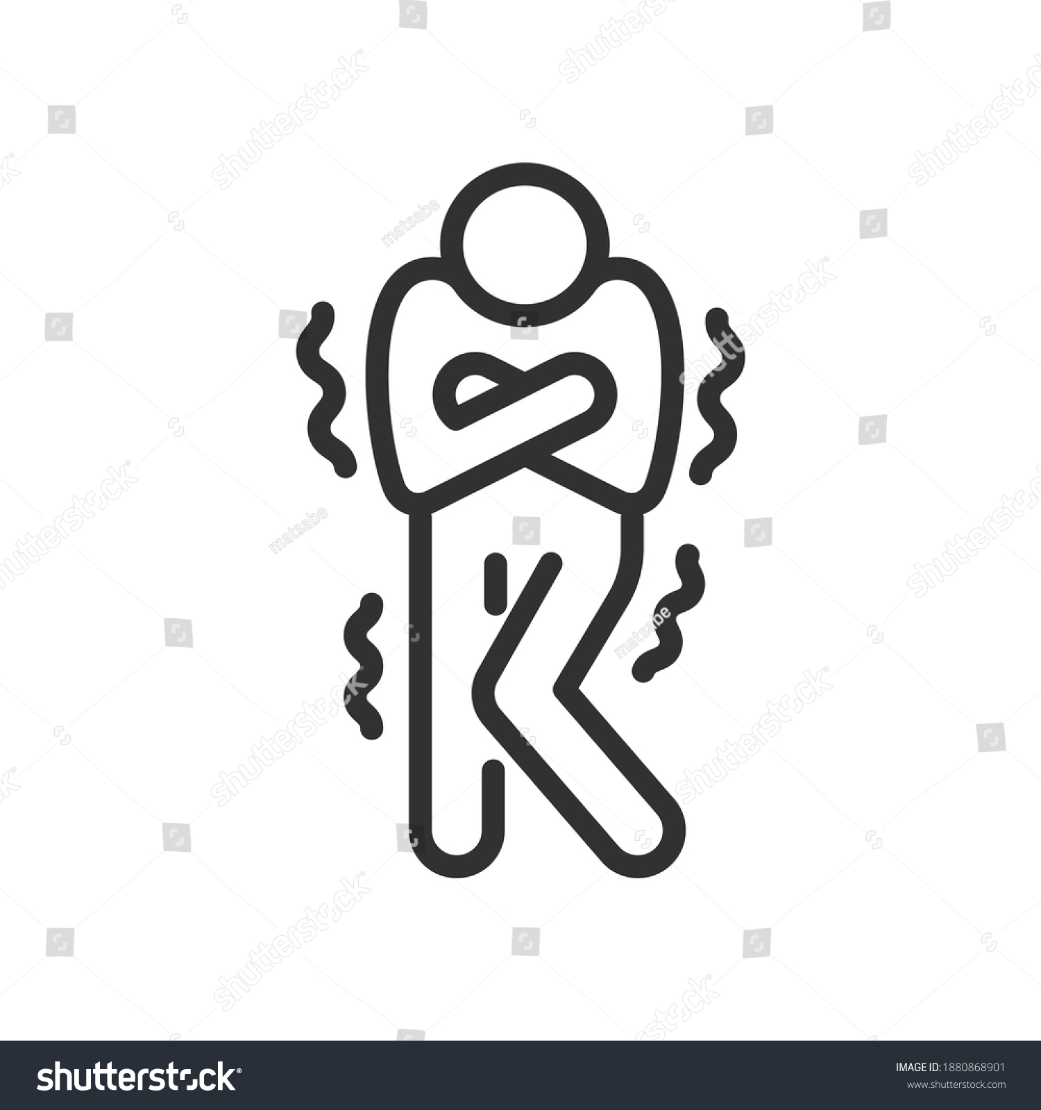 485 Shiver icon Images, Stock Photos & Vectors | Shutterstock