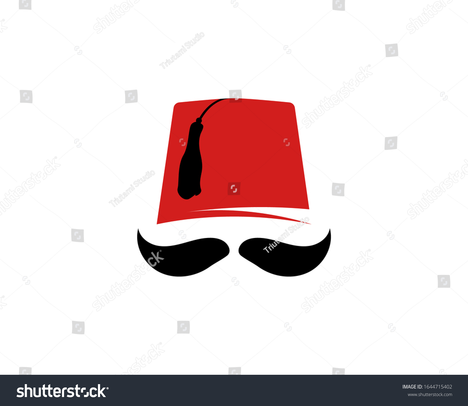 Fez Icon Turkish Hat Logo Vector Stock Vector (Royalty Free) 1644715402 ...