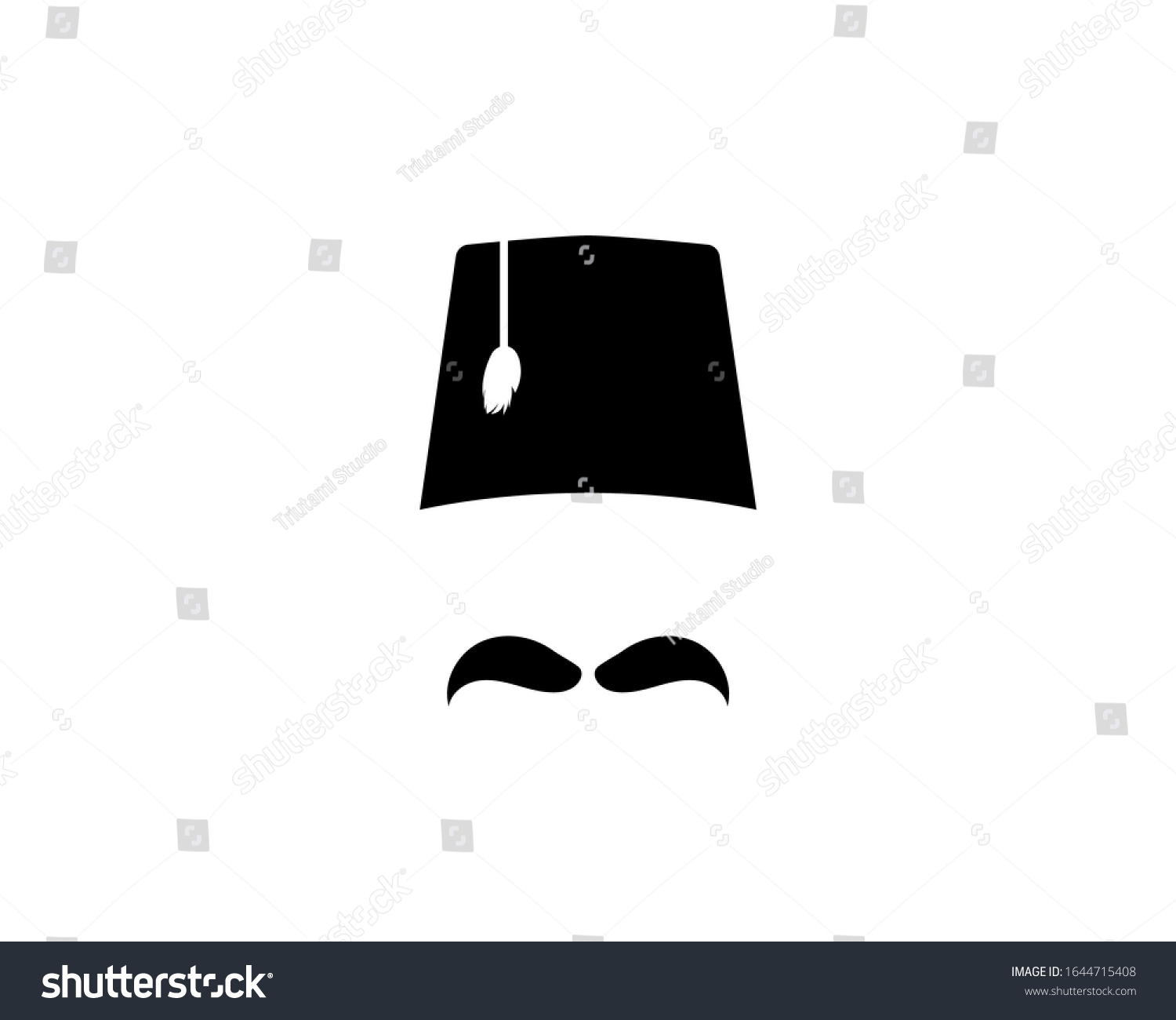 Vektor Stok Fez Icon Turkish Hat Logo Vector (Tanpa Royalti) 1644715408 ...