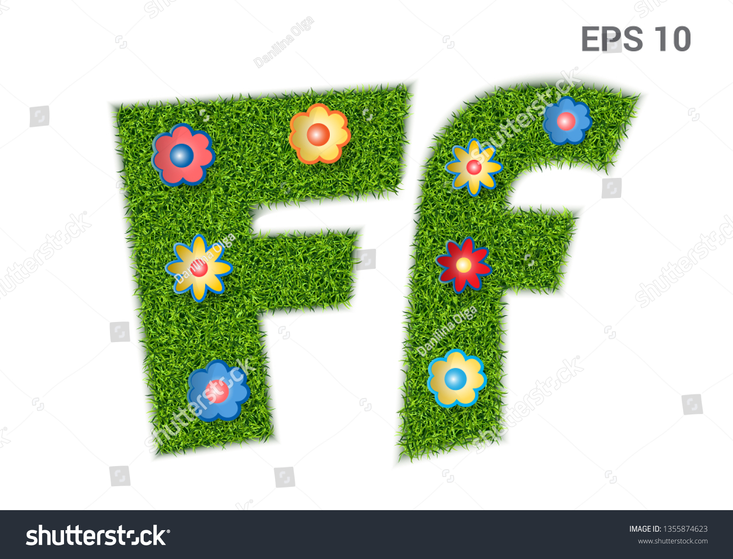 Ff Capital Capital Letters Alphabet Texture 스톡 벡터(로열티 프리) 1355874623 ...