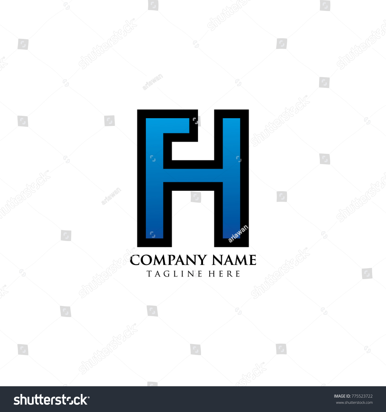 Fh Logo Vector Stock Vector (Royalty Free) 775523722 | Shutterstock