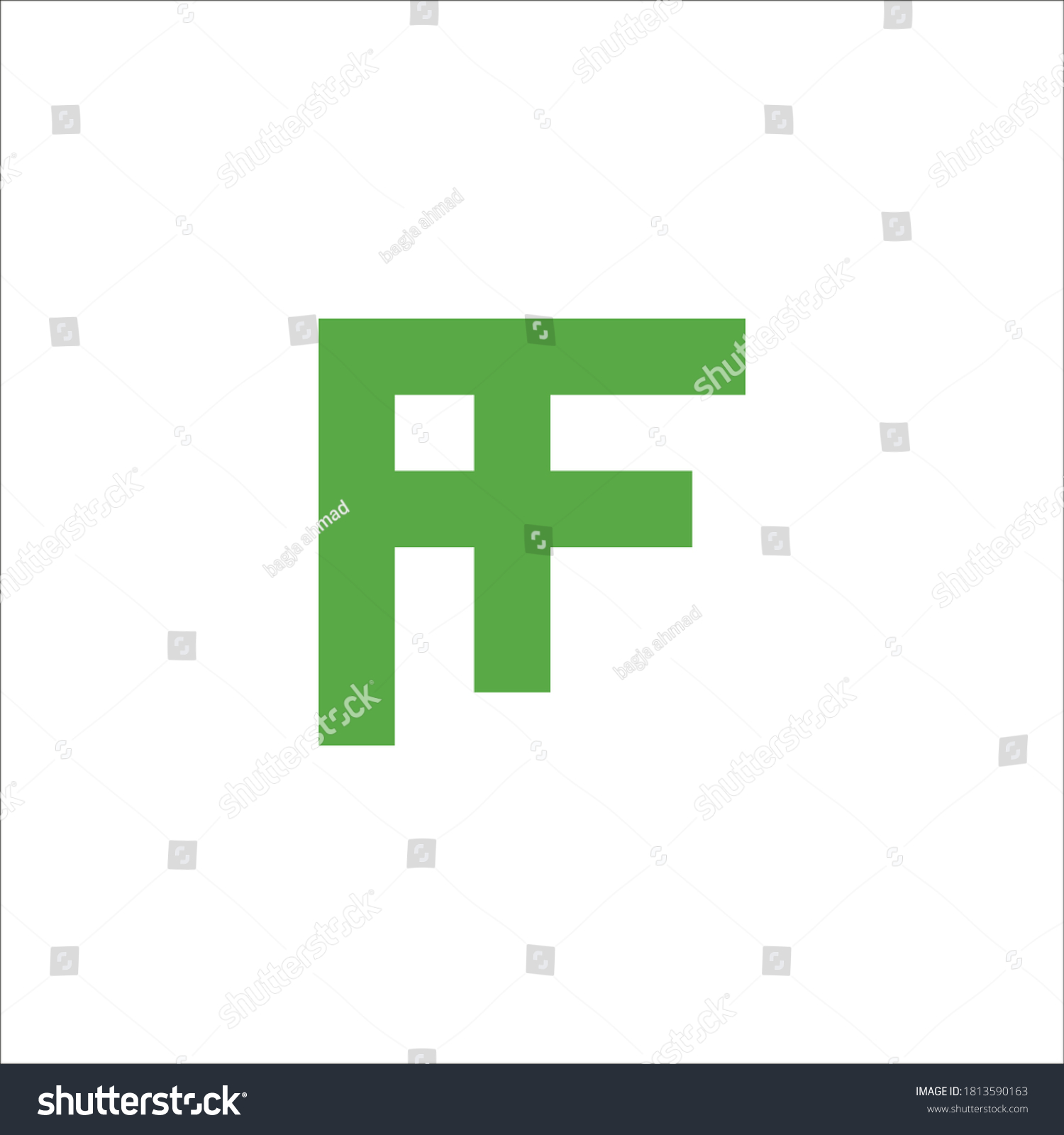 Fi Logo Design Vector Sign Stock Vector (Royalty Free) 1813590163 ...