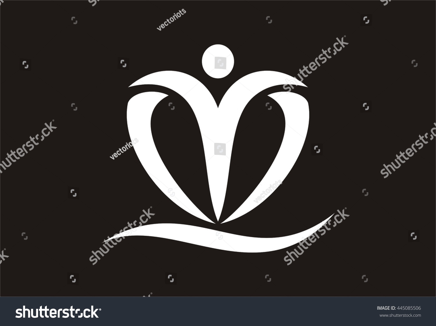 Figure Logo Vector Stock Vector (Royalty Free) 445085506 | Shutterstock