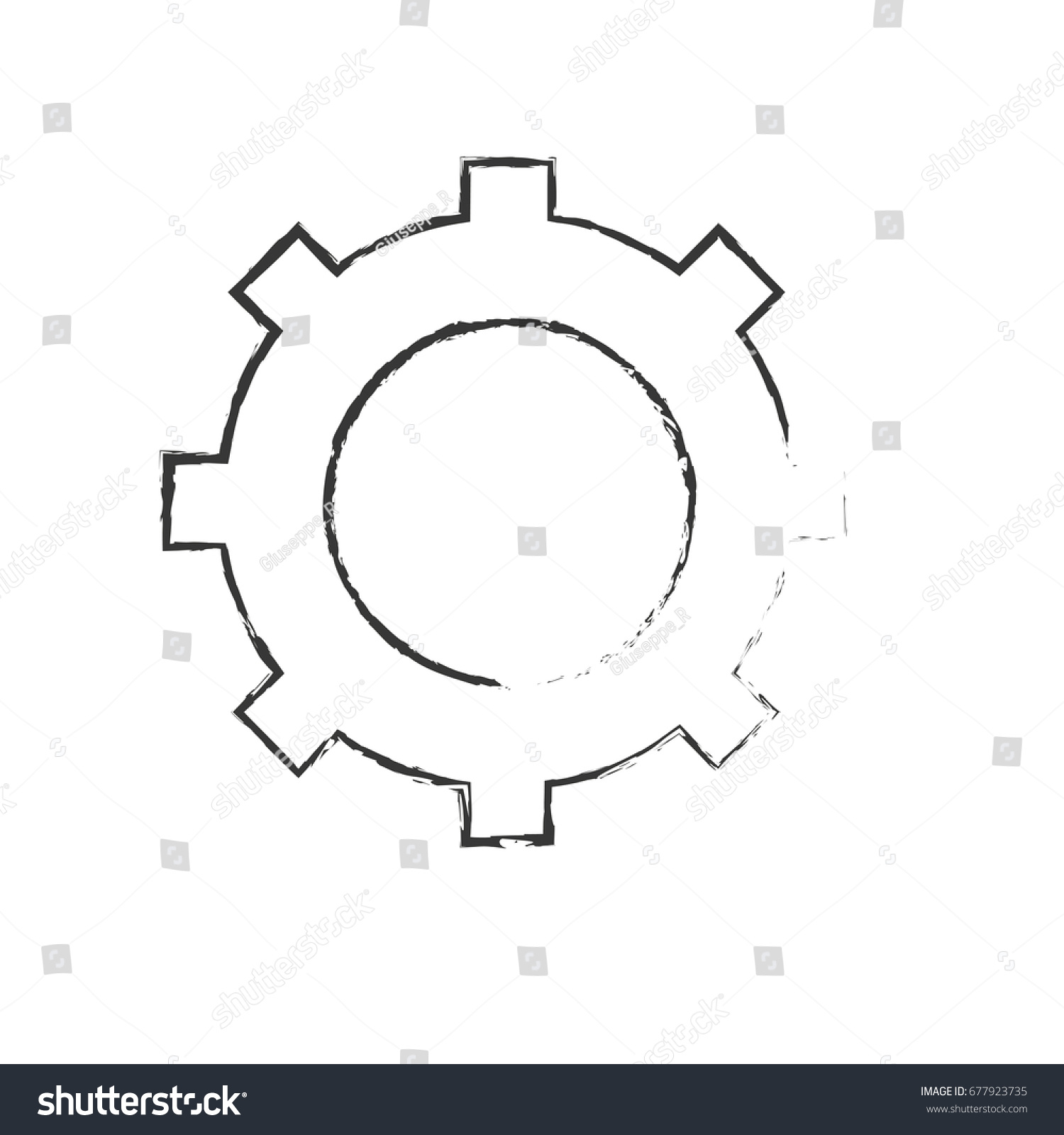 Figure Technology Web Tools Symbol Icon Stock Vector (Royalty Free ...