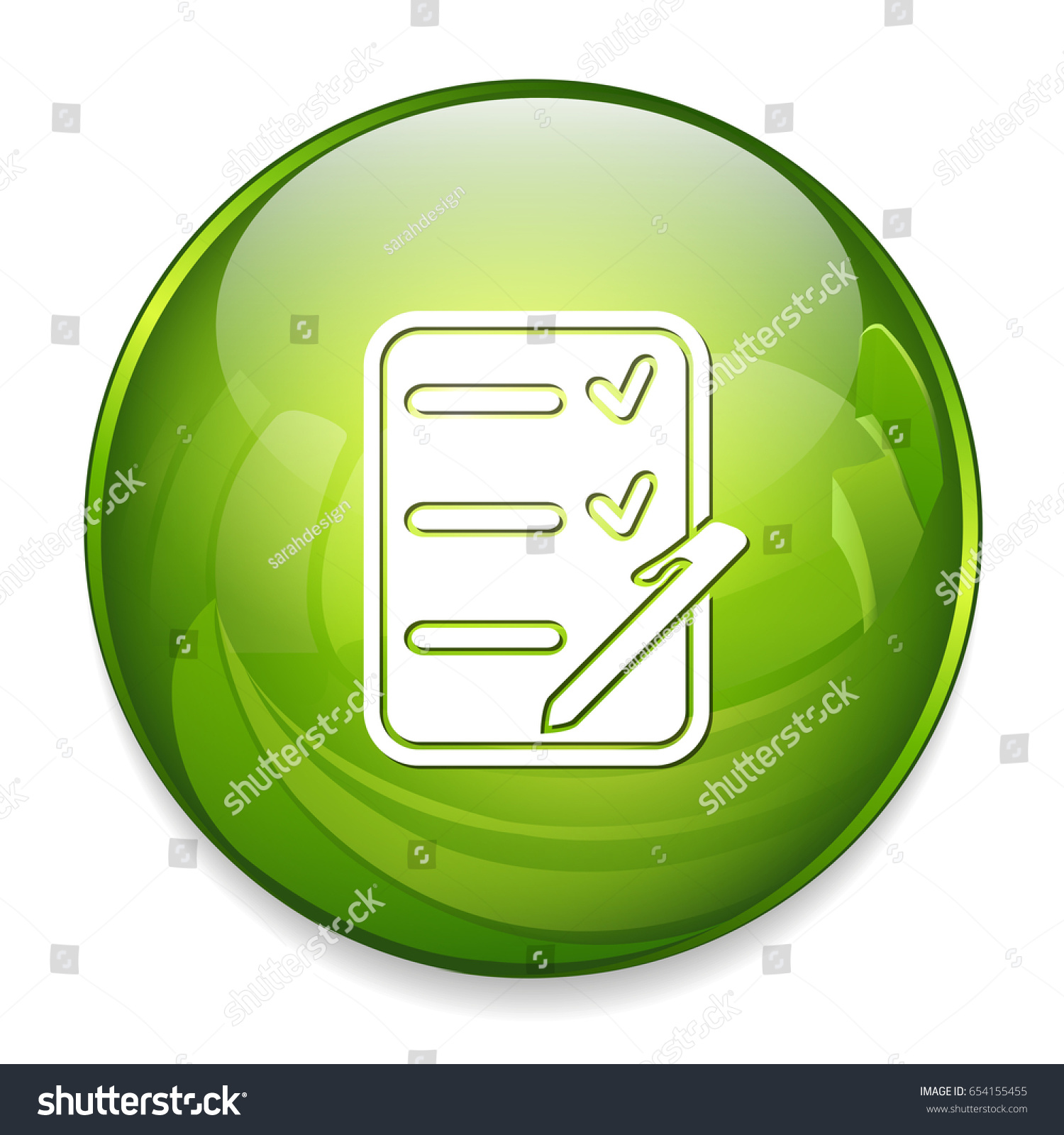 File Check Icon Stock Vector (Royalty Free) 654155455 | Shutterstock