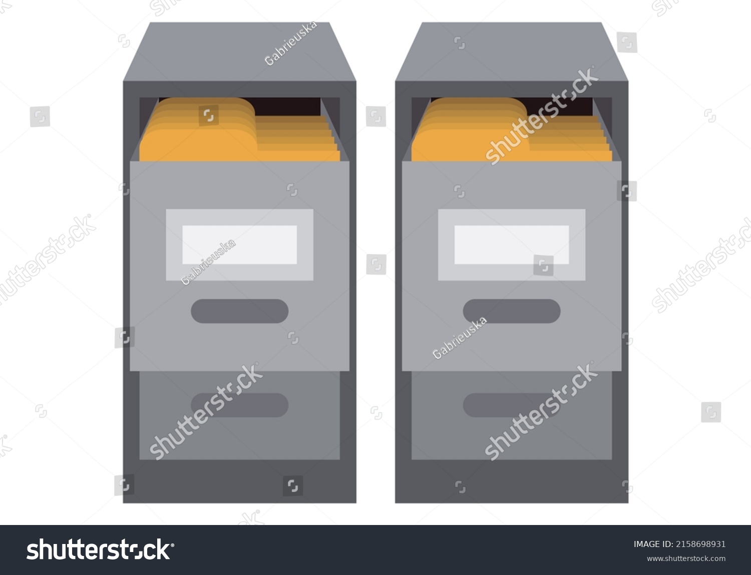 File Drawers Saved Documentation Stock Vector (Royalty Free) 2158698931 ...