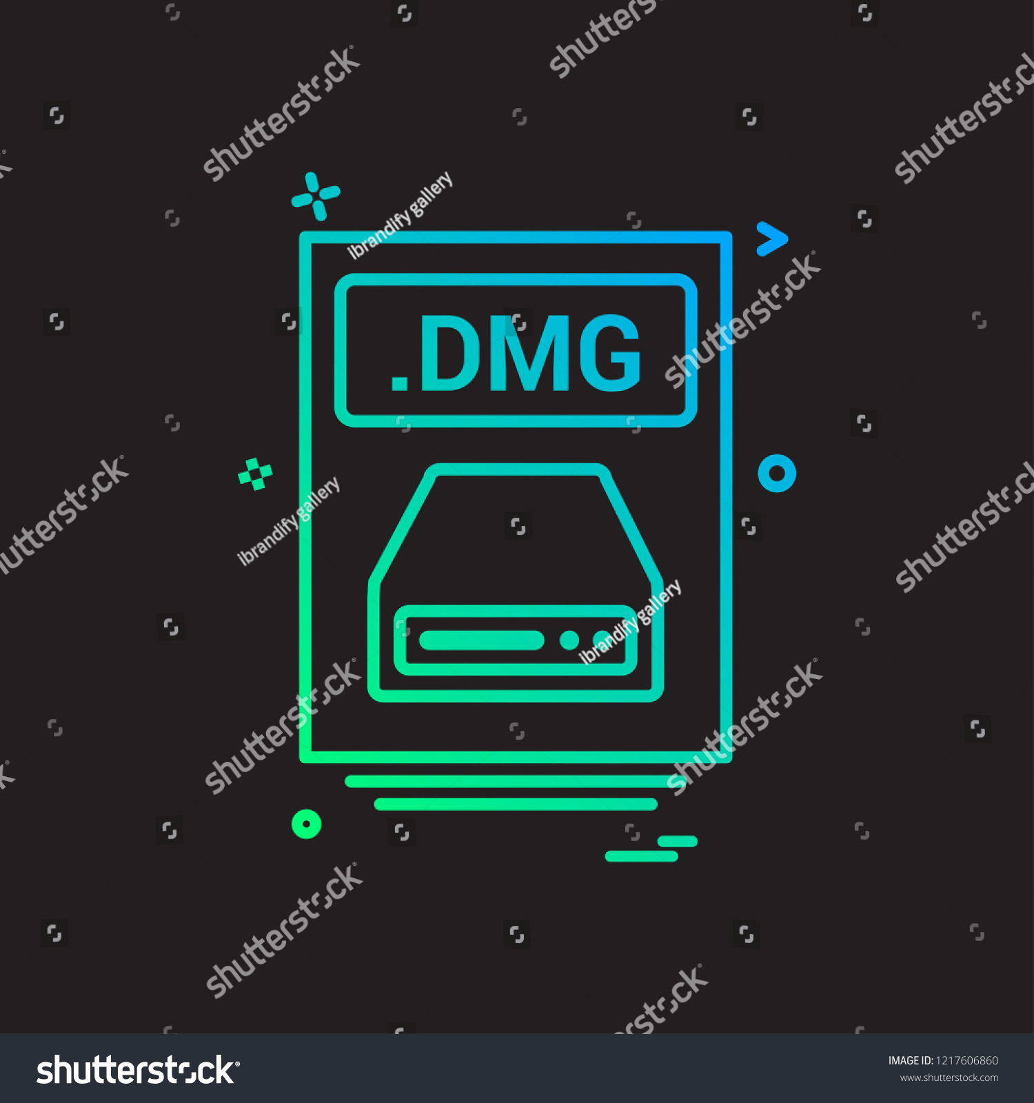 File Files Dmg Icon Vector Design Stock Vector (Royalty Free ...