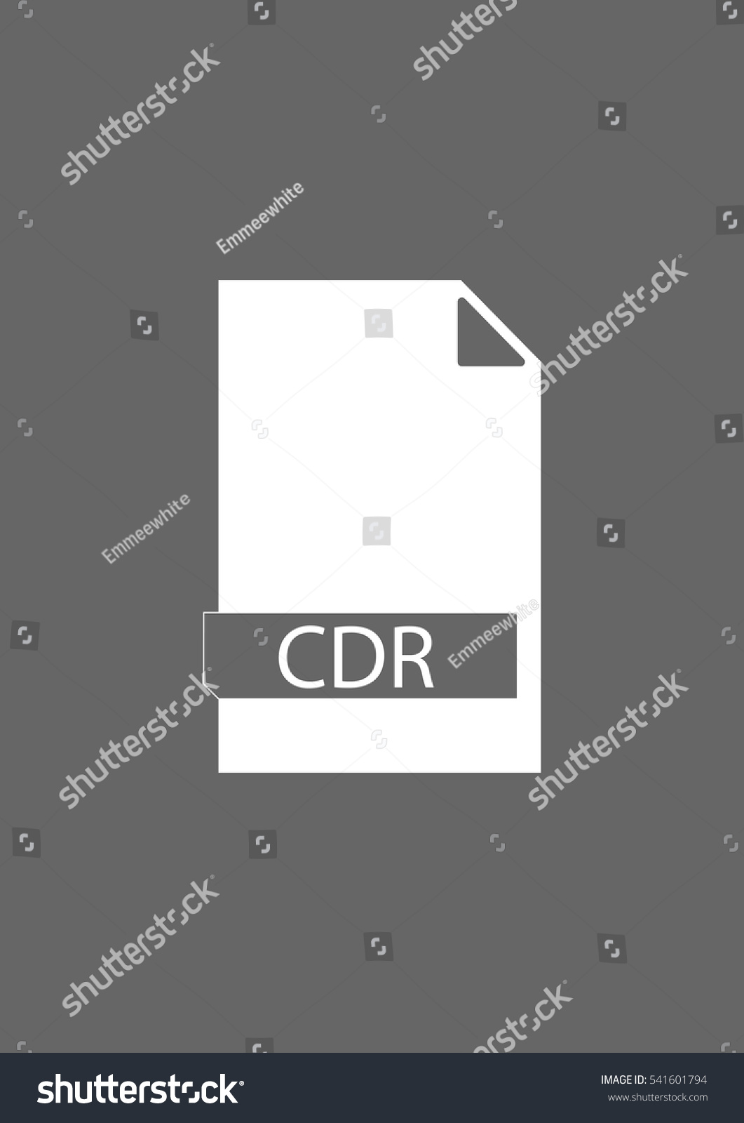 File Formats Icon Cdr Stock Vector (Royalty Free) 541601794 | Shutterstock