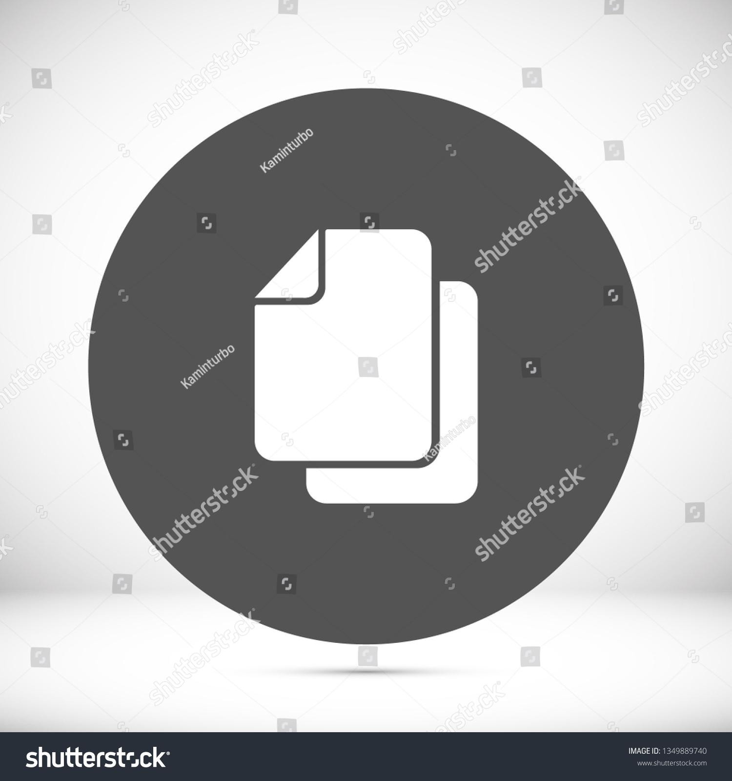 File Icon Vector Eps 10 Stock Vector (Royalty Free) 1349889740 ...