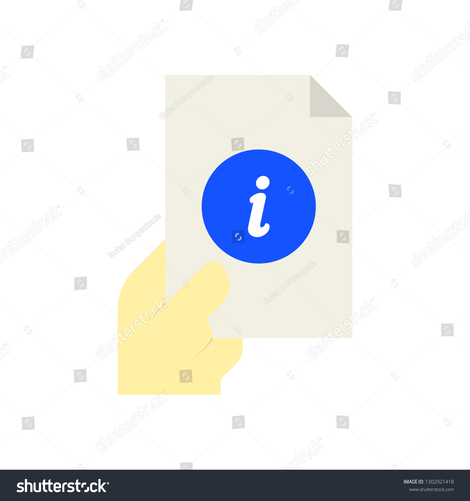 File Information Icon Stock Vector (Royalty Free) 1302921418 | Shutterstock