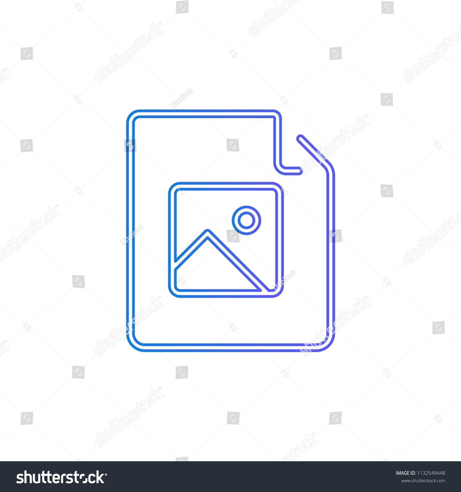 File Picture Modern Ui Vector Icon Stock Vector (Royalty Free ...