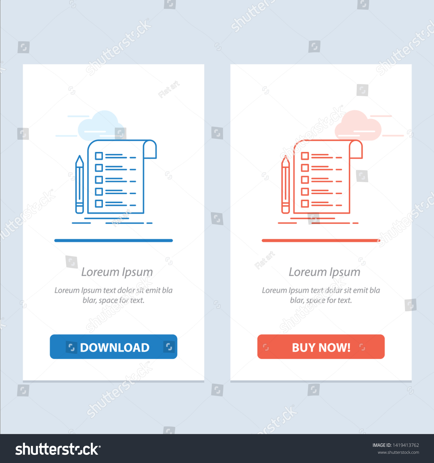 File Report Invoice Card Checklist Blue Stock Vector (Royalty Free ... File Report Invoice Card Checklist Blue Stock Vector (Royalty Free ...