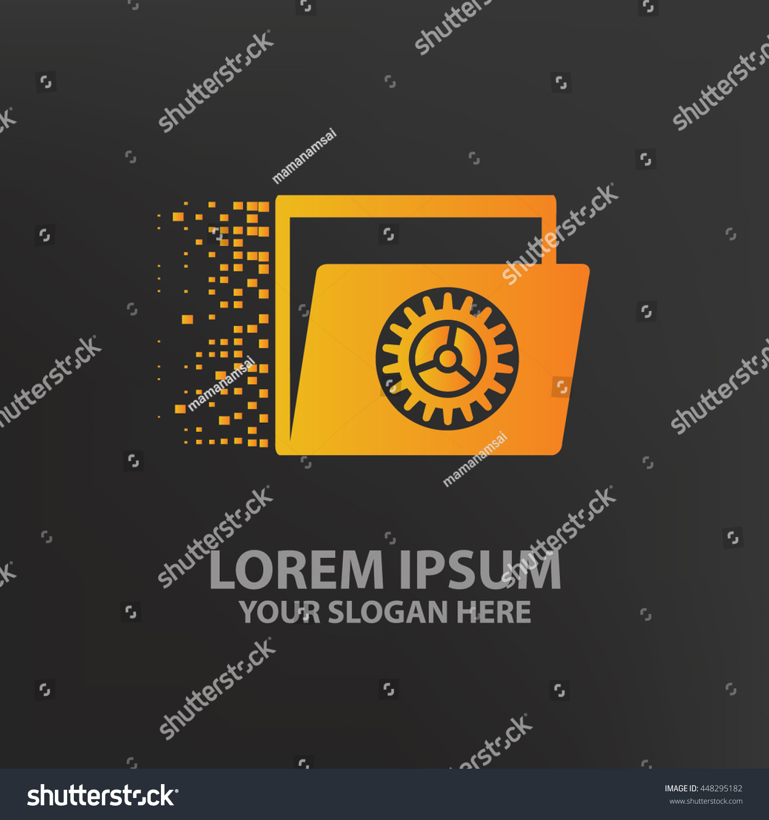 File Share Designlogo Templateclean Vector Stock Vector (Royalty Free ...