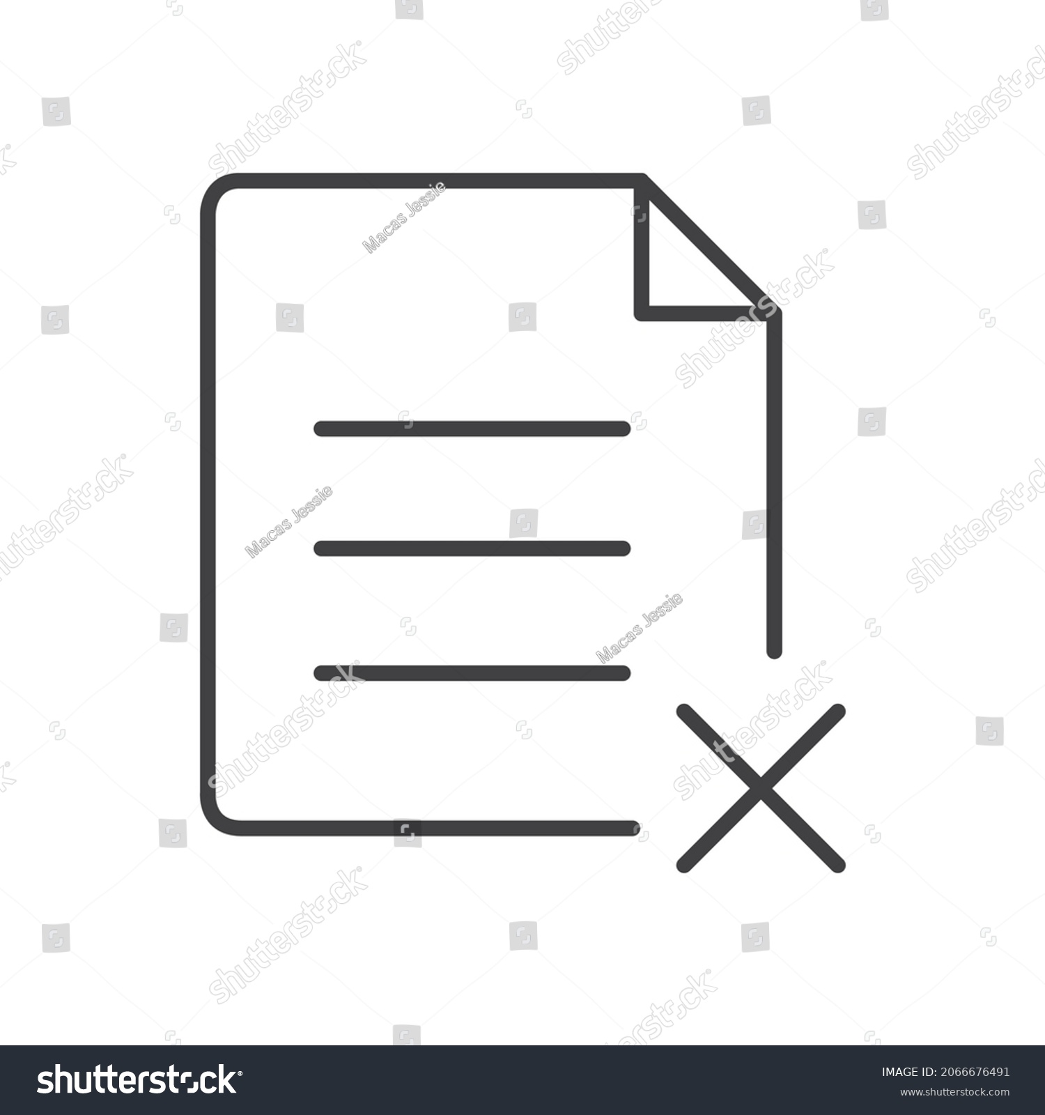 File Simple Stroke Design Isolated Single Stock Vector (Royalty Free ...