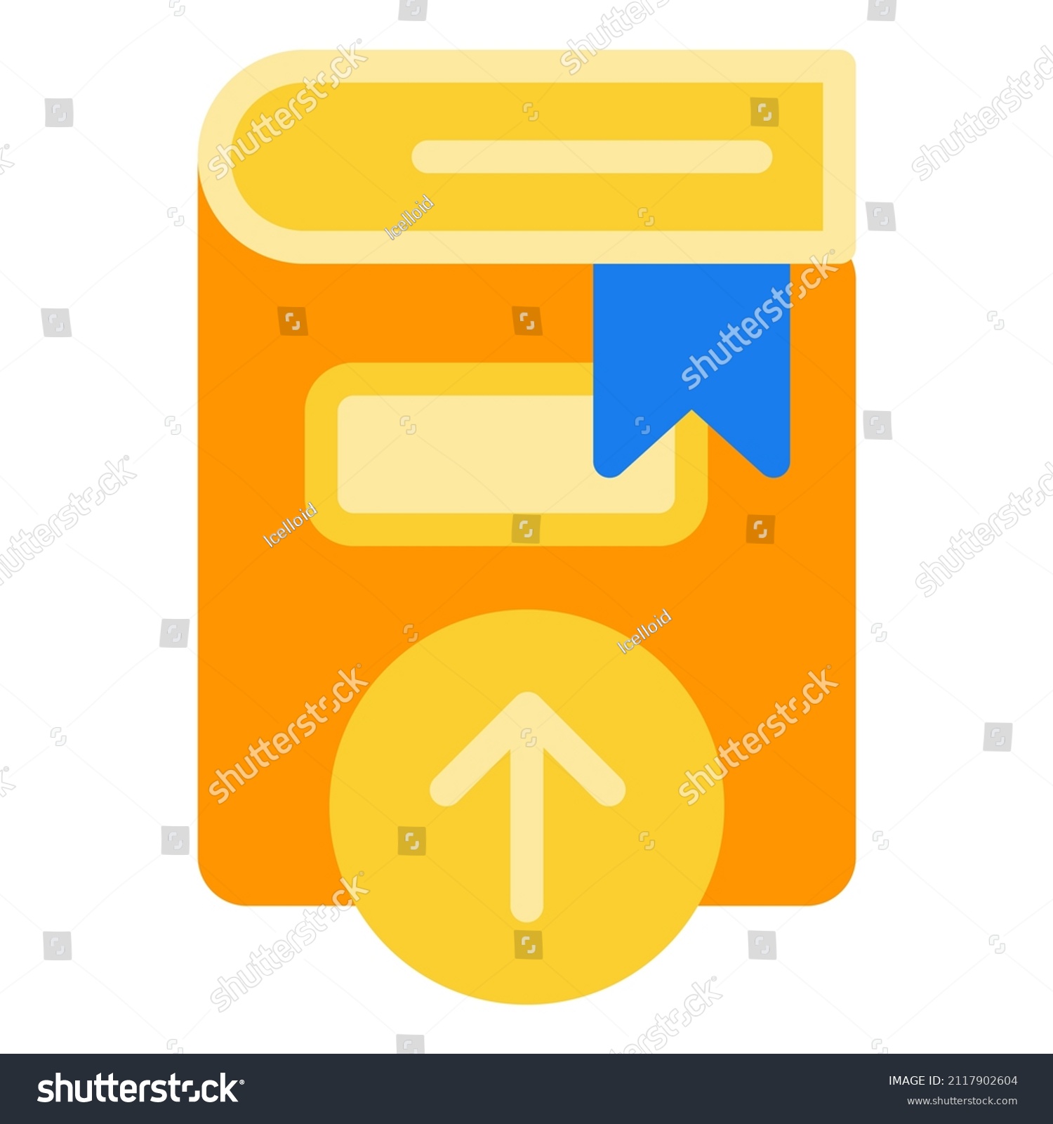 File Upload Document Pdf Icon Arrow Stock Vector (Royalty Free) 2117902604