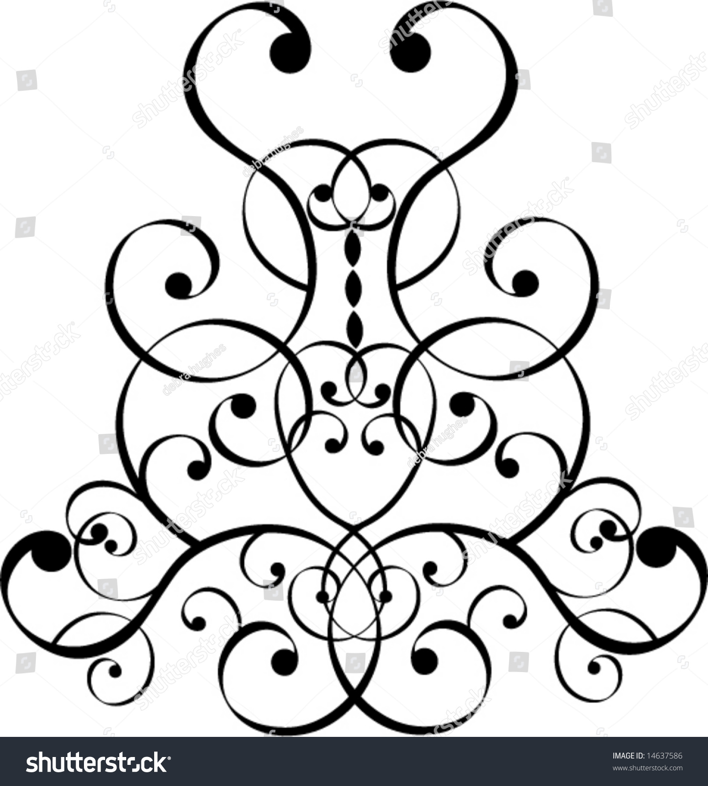 Filigree Design Stock Vector (Royalty Free) 14637586