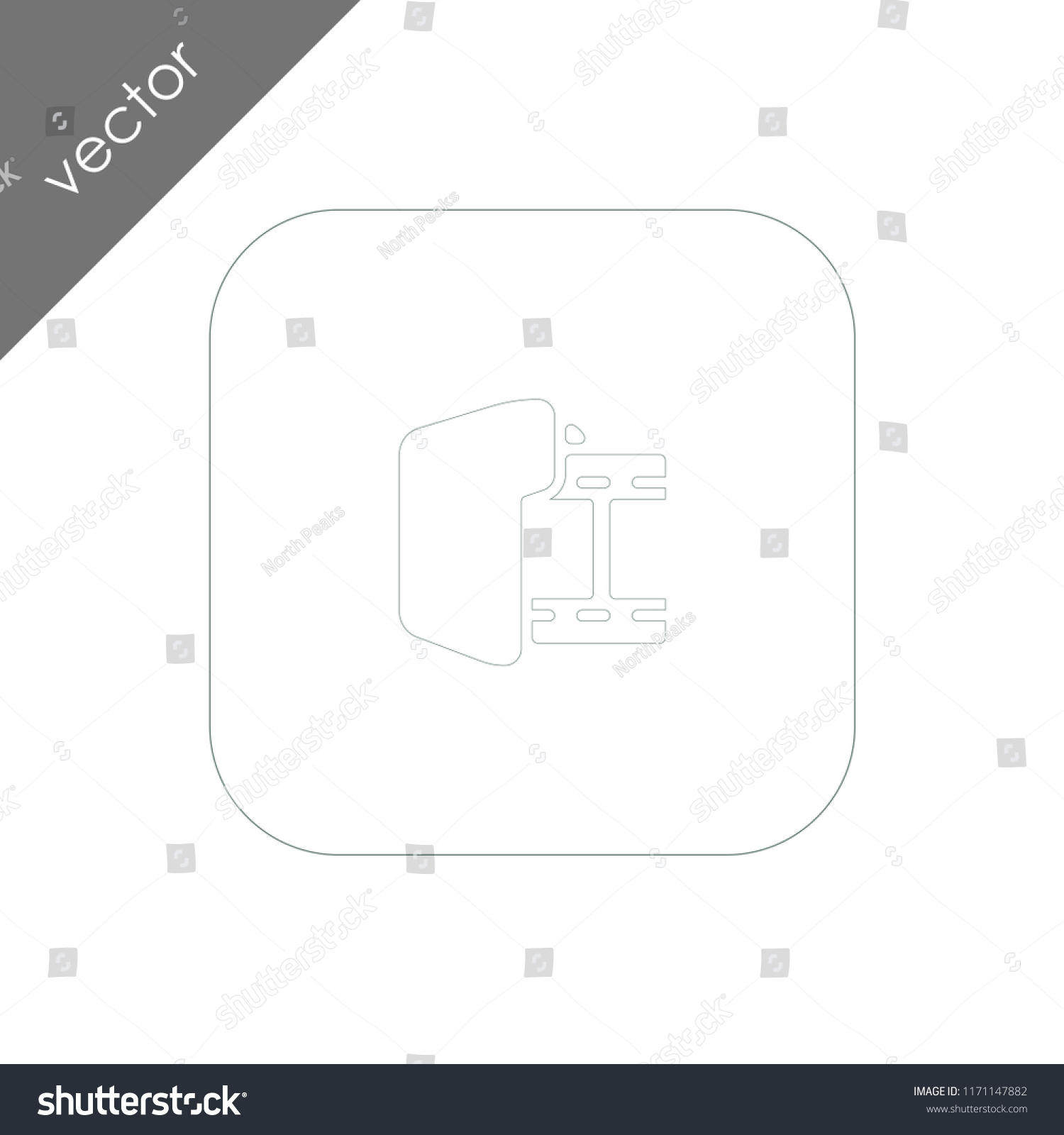 Film Folder Icon Stock Vector (Royalty Free) 1171147882