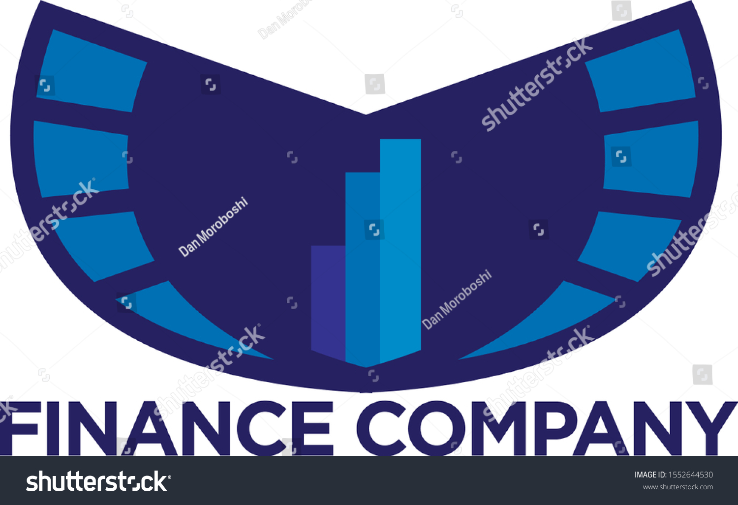 Finance Company Logo Vector Design Stock Vector (Royalty Free ...