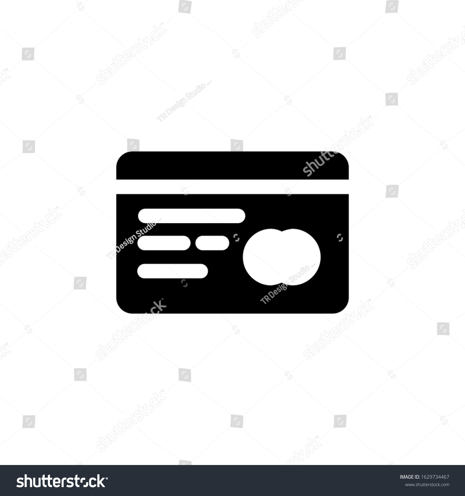Finance Icon Credit Card Security Code Stock Vector (Royalty Free ...