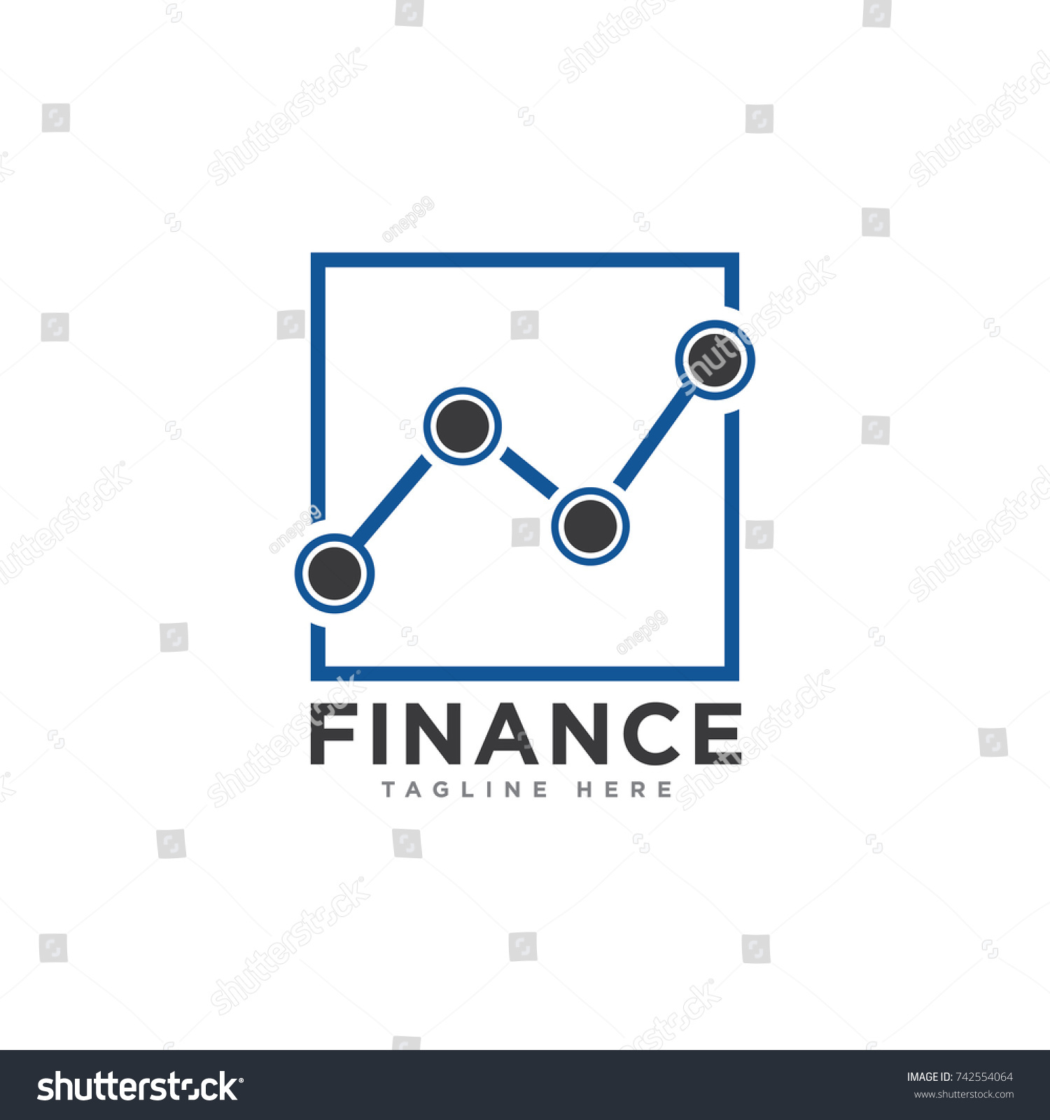 Finance Logo Design Stock Vector (Royalty Free) 742554064 | Shutterstock