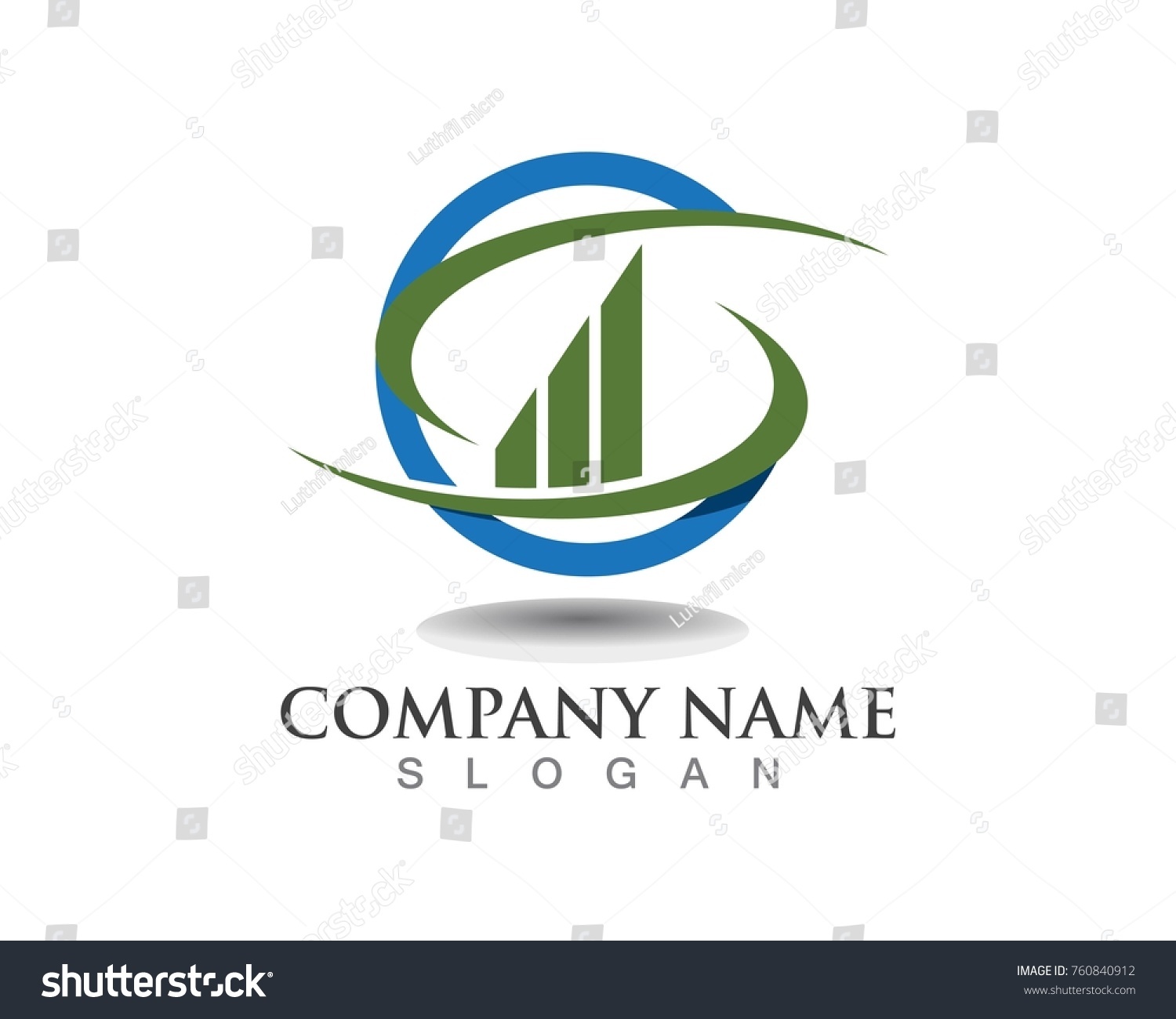 Finance Logo Template Vector Stock Vector (Royalty Free) 760840912 ...