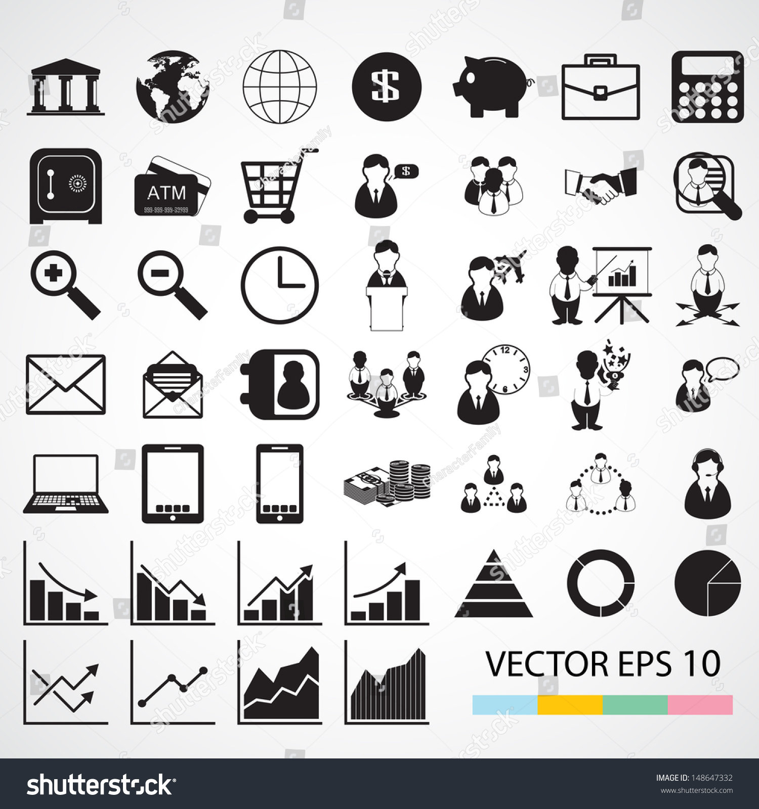 Financial Icon Stock Vector 148647332 - Shutterstock