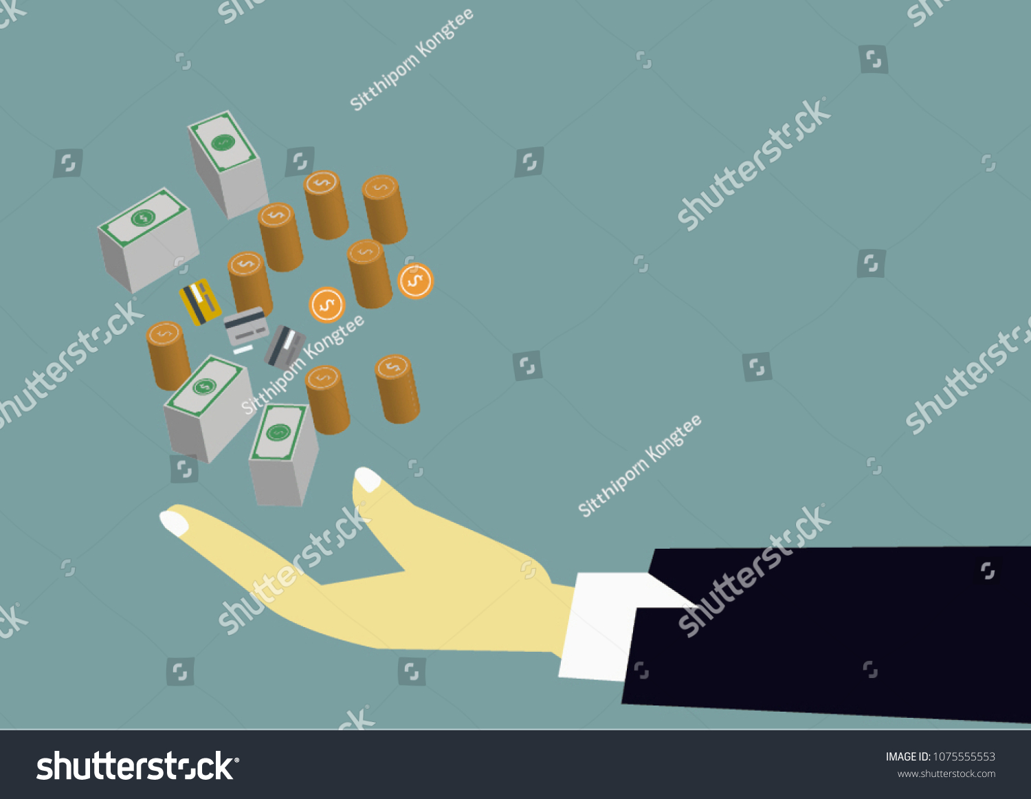Financial Leader Vector Stock Vector (Royalty Free) 1075555553