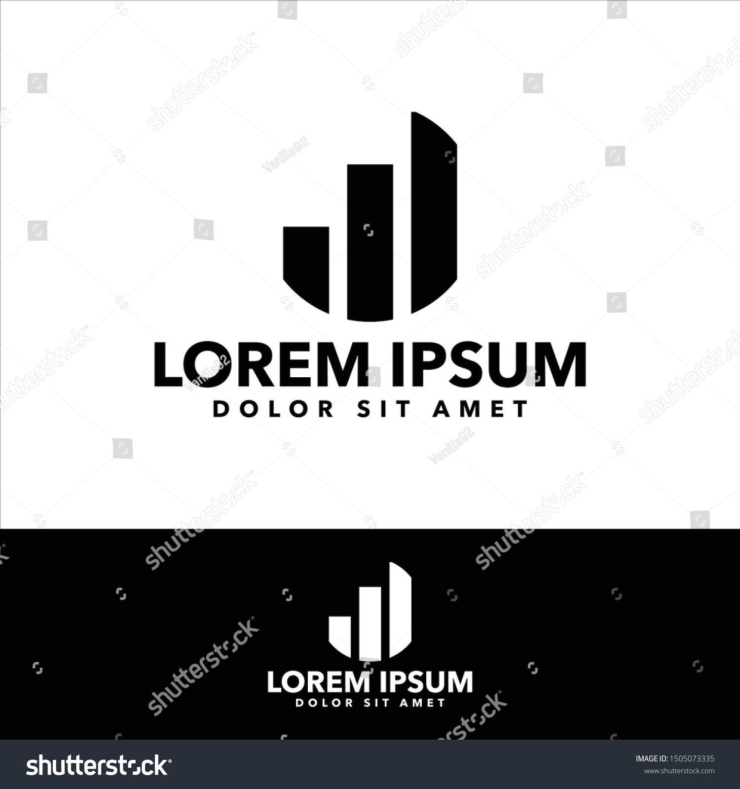 Financial Logo Design Template Vector Stock Vector (Royalty Free ...