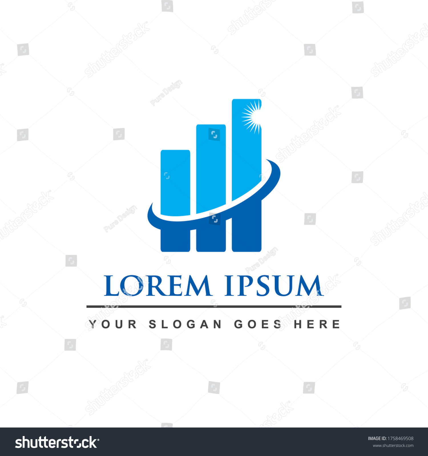 Financial Logo Graph Logo Vector: เวกเตอร์สต็อก (ปลอดค่าลิขสิทธิ์ ...