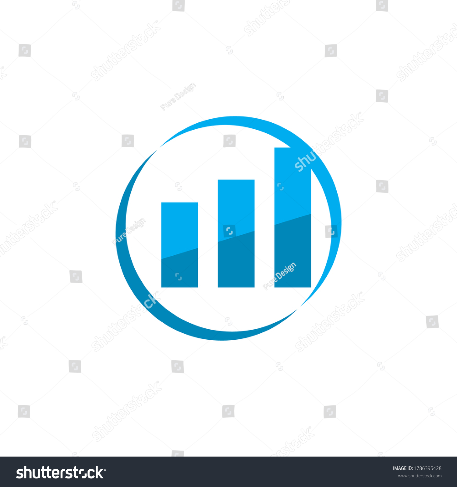 Financial Logo Graph Logo Vector: เวกเตอร์สต็อก (ปลอดค่าลิขสิทธิ์ ...
