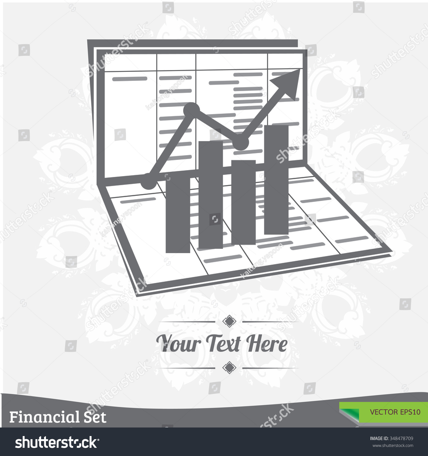 Financial Transactions Exchange Logo Stock Vector (Royalty Free ...