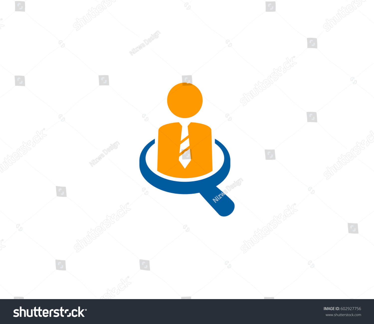 Find Job Logo Design Element Stock Vector (Royalty Free) 602927756