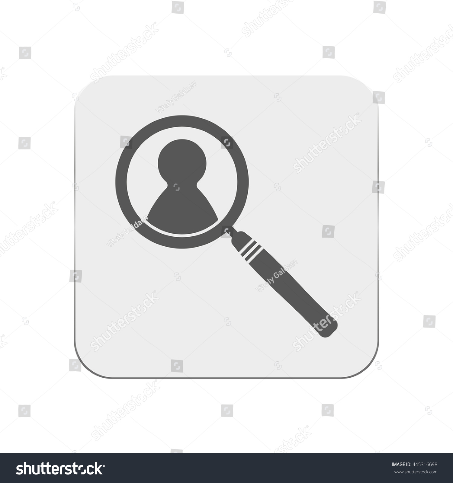 Find People Icon Stock Vector (Royalty Free) 445316698 | Shutterstock