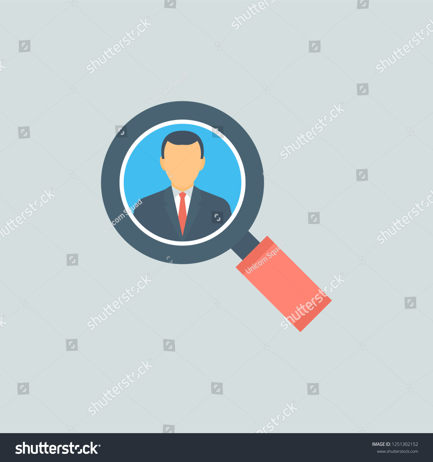 Find Person Vector Icon Stock Vector (Royalty Free) 1251302152