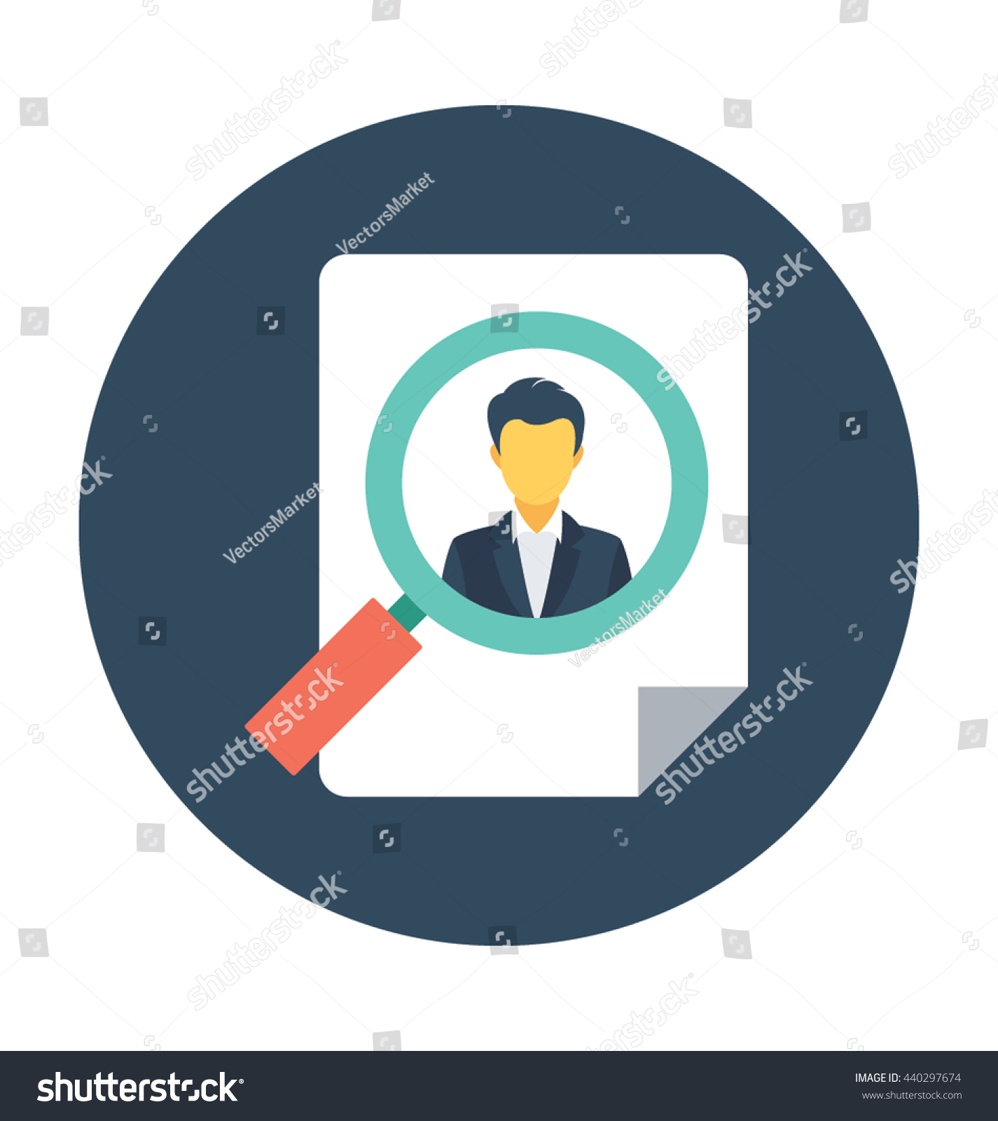 Find Person Vector Icon Stock Vector (Royalty Free) 440297674 ...