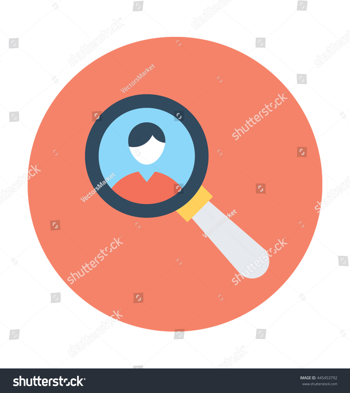 Find Person Vector Icon Stock Vector (Royalty Free) 445453792 ...