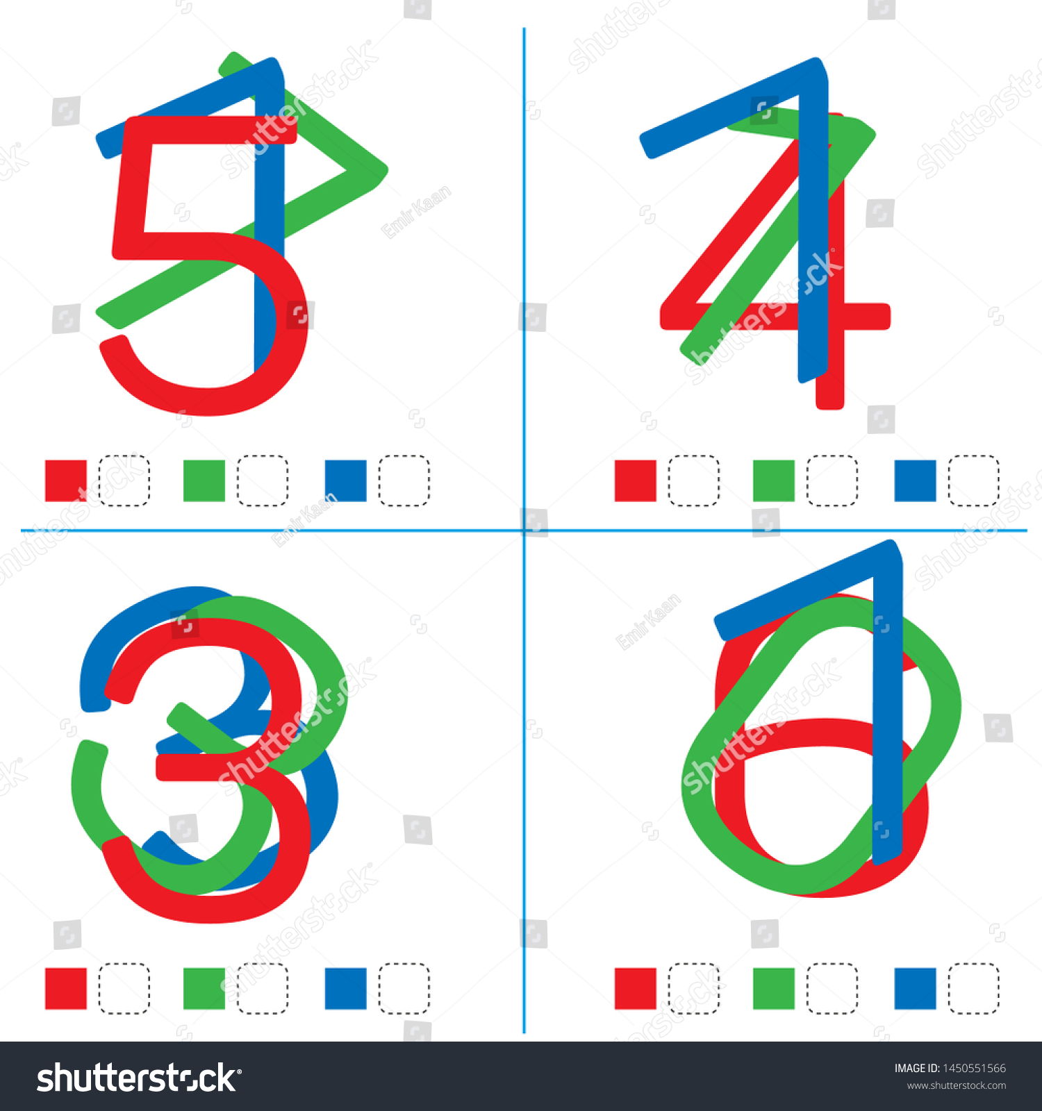 Find Hidden Number Vector: เวกเตอร์สต็อก (ปลอดค่าลิขสิทธิ์) 1450551566 ...