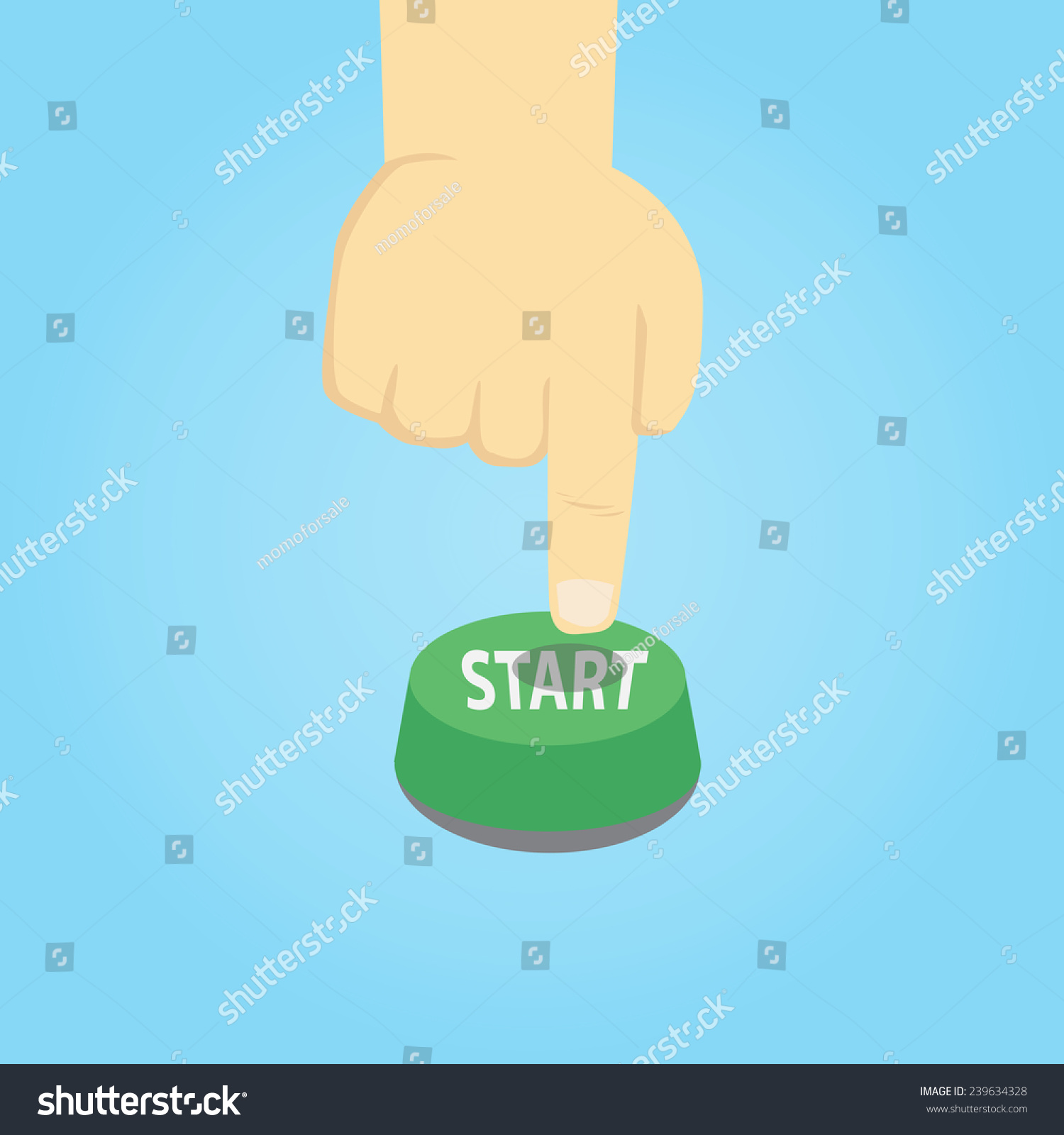 Finger Pushing Start Button Stock Vector (Royalty Free) 239634328 ... Finger Pushing Start Button Stock Vector (Royalty Free) 239634328 ...