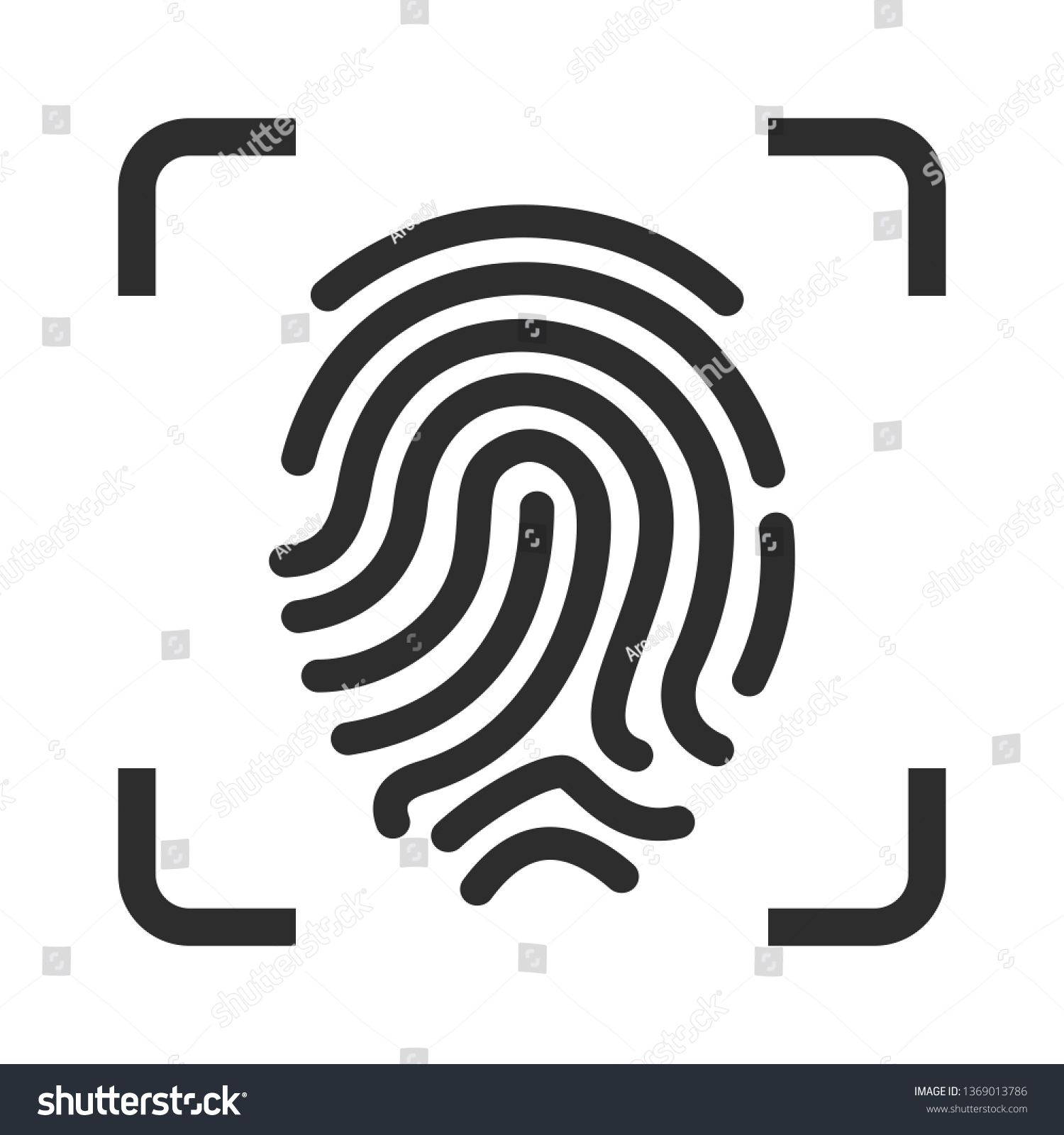 38,113 Biometric icons Images, Stock Photos & Vectors | Shutterstock