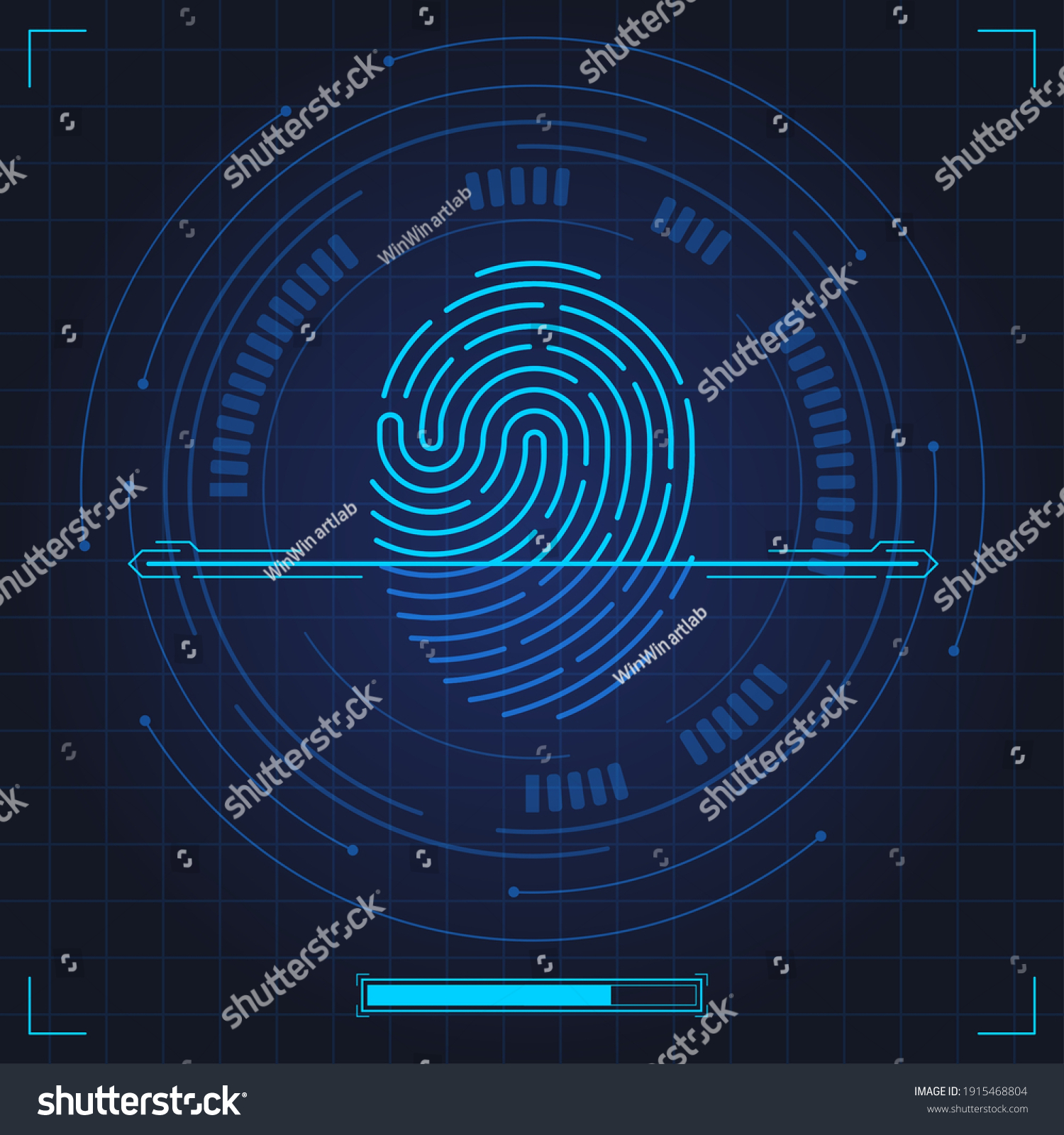 Fingerprint Scan Biometric Fingerprints Identification Security Stock ... Fingerprint Scan Biometric Fingerprints Identification Security Stock ...