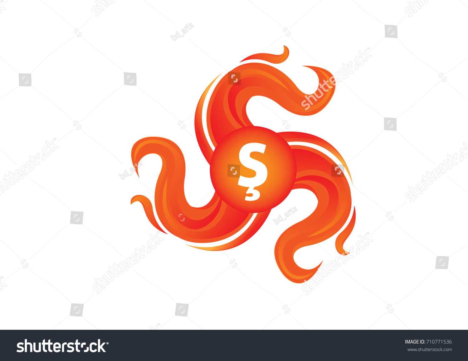 Fire Letter S Stock Vector (Royalty Free) 710771536 | Shutterstock